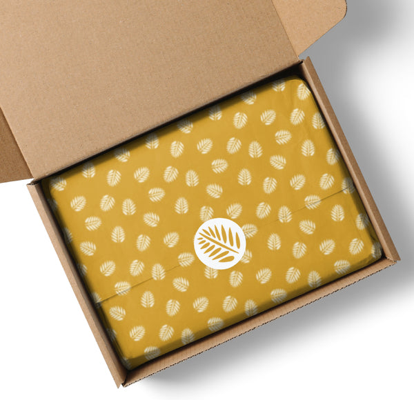 Custom Printed Tissue Paper - 1 Colour Solid Print on White Tissue Pap