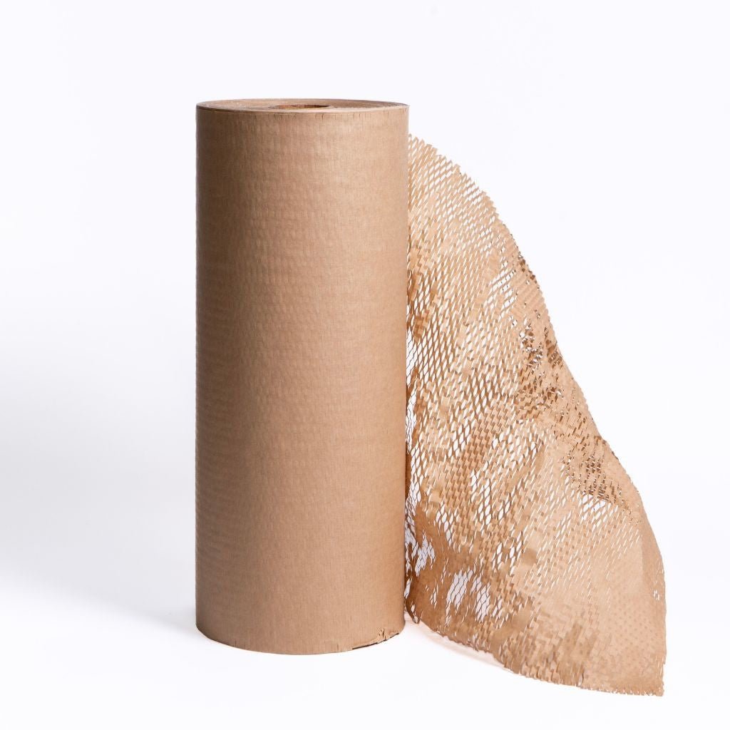 Brown Honeycomb Wrapping Paper 500mm x 250m (420m expanded) x 80gsm