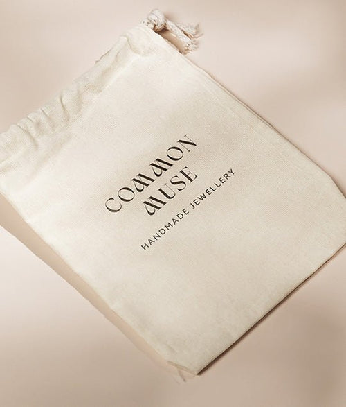 Calico Drawstring Bag | Small & Large Sizes | Plain or Printed