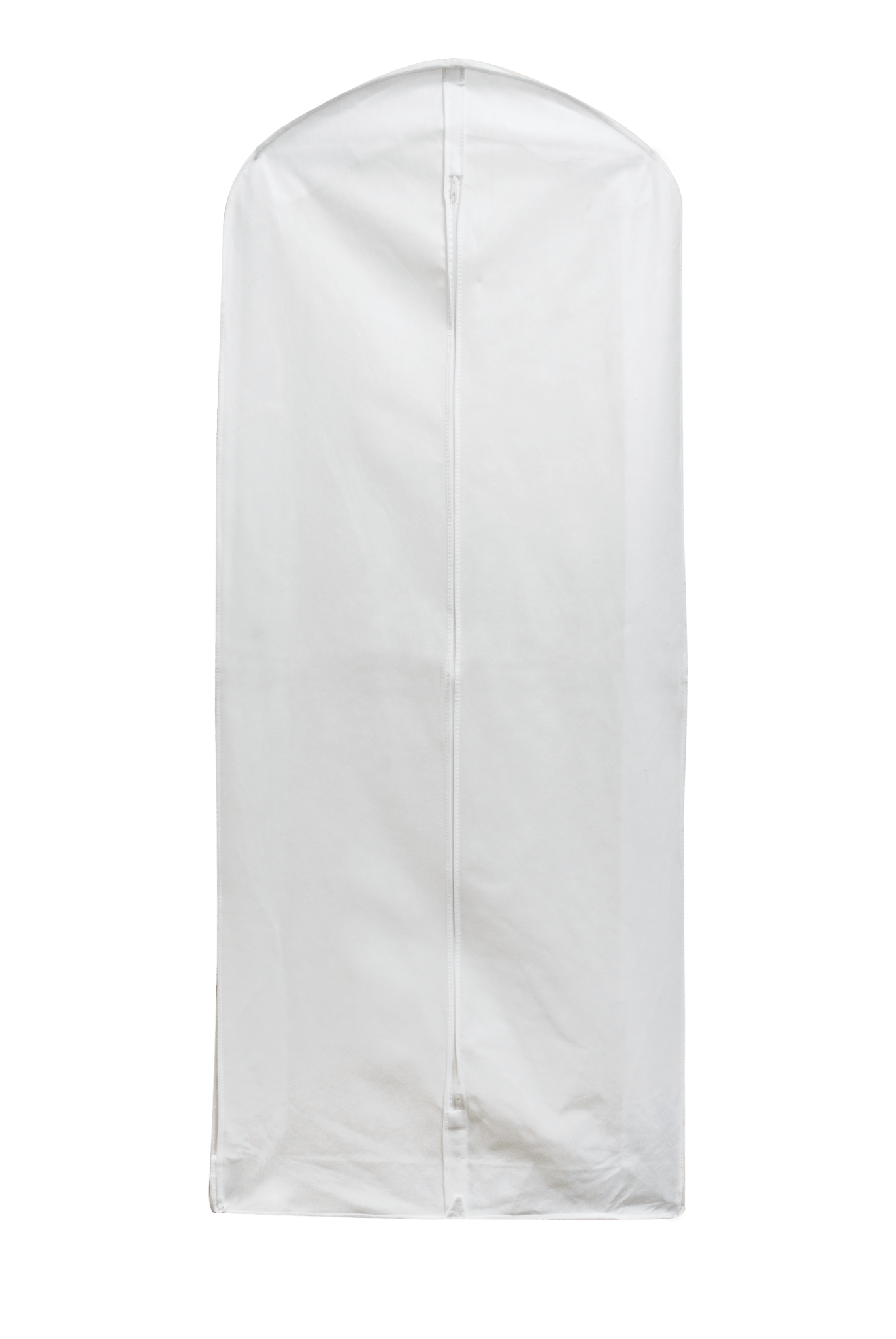 Non Woven Extra Long with Gusset White Garment Bag/Bridal Cover - 50 P