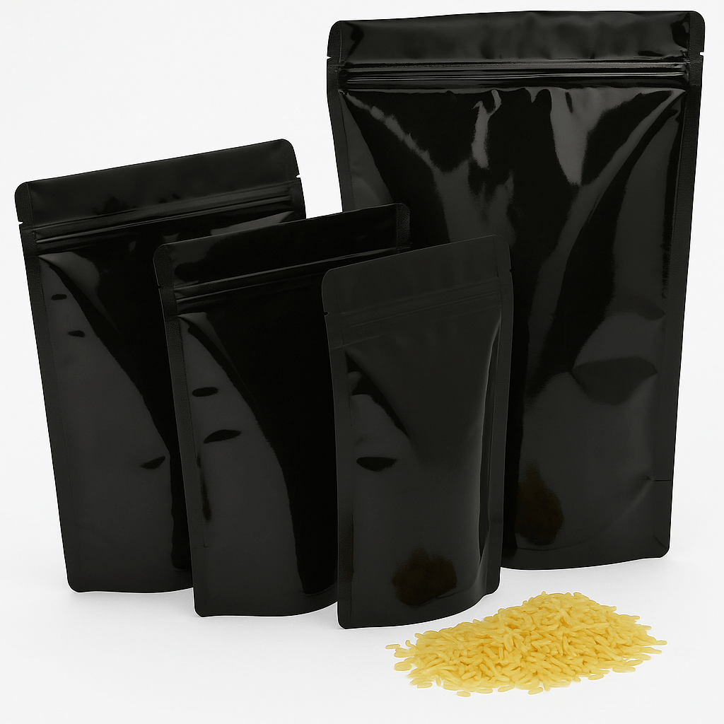 Standup Pouches - All Gloss Black