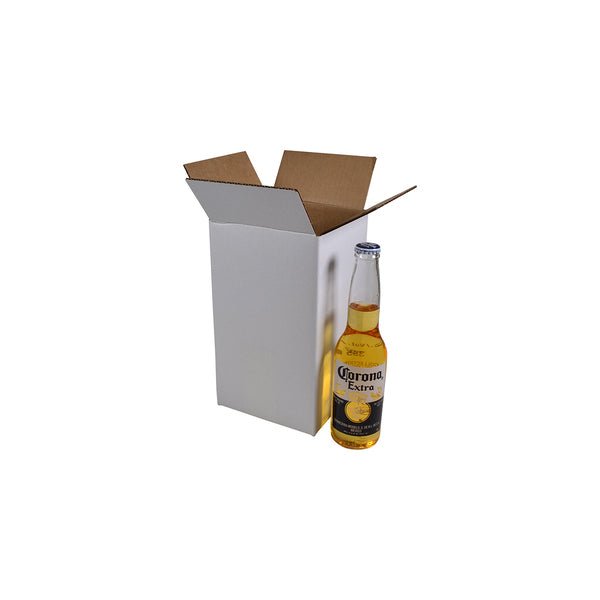 RSC Shipping Carton 4 Beer Bottles - 100% Recyclable