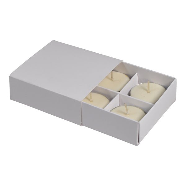 Tealight Candle Boxes for 4 Candles - Paperboard