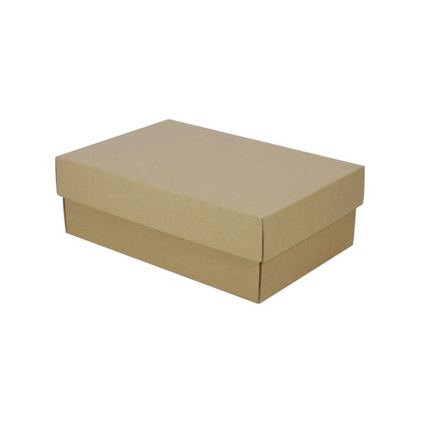 Two Piece Cardboard Shoe Box - 100mm High (Base & Lid)