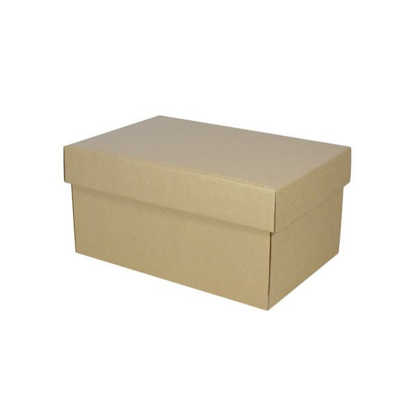 Two Piece Cardboard Shoe Box - 150mm High - Base & Lid